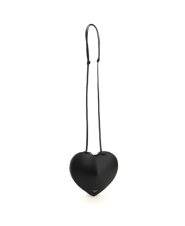Alaïa Le Coeur Heart-shape Crossbody Bag - Black