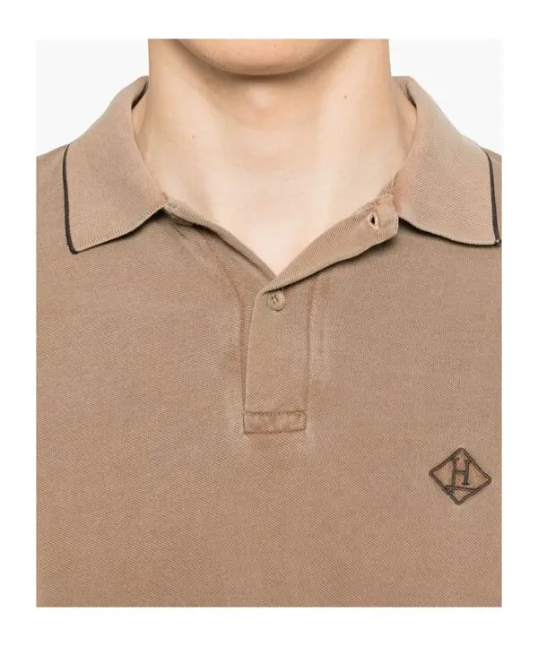 Herno Logo Embroidered Polo Shirt