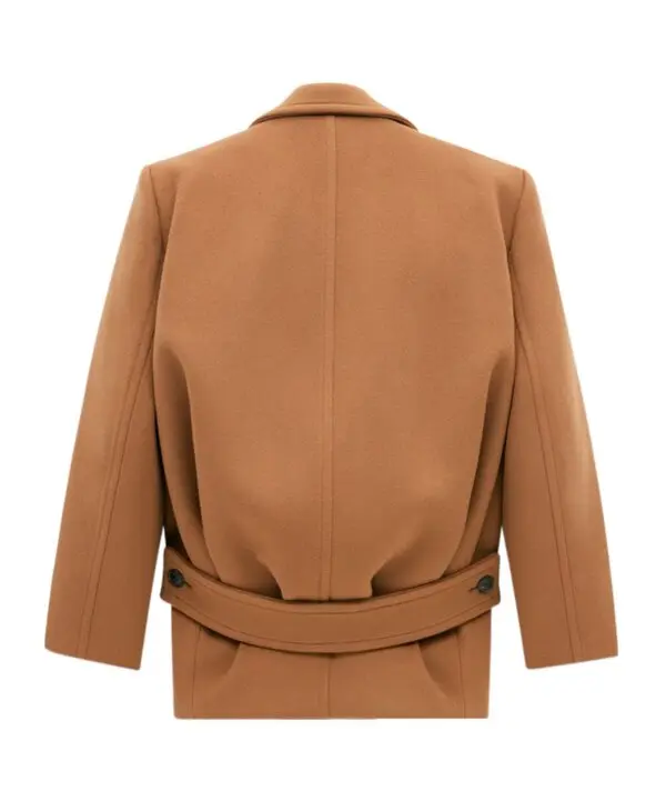 Saint Laurent Single-breasted Coat With Notched Lapel