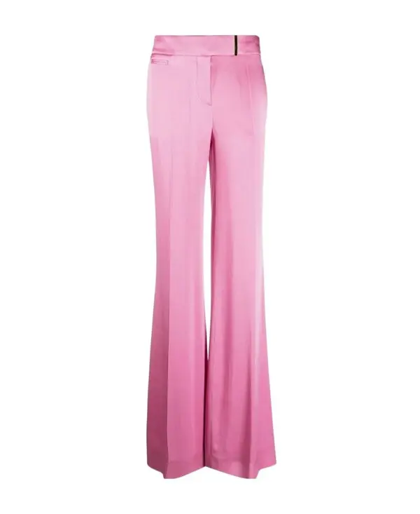 TOM FORD High Waisted Wide Leg Trousers - Pink
