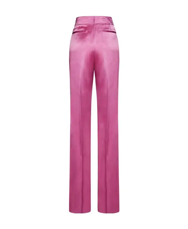 TOM FORD High Waisted Wide Leg Trousers - Pink