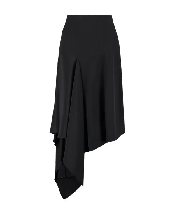 Givenchy Asymmetric Midi Skirt