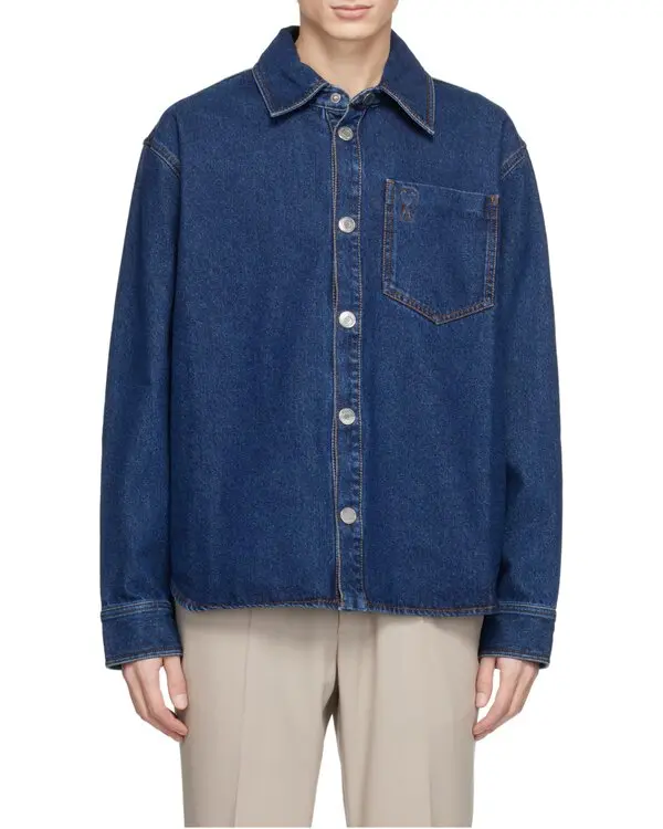 Ami De Coeur Denim Overshirt - Indigo