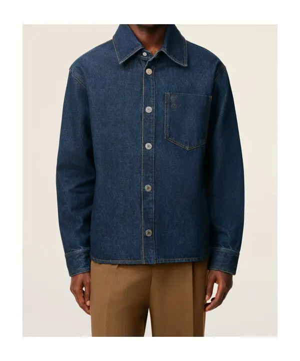 Ami De Coeur Denim Overshirt - Indigo