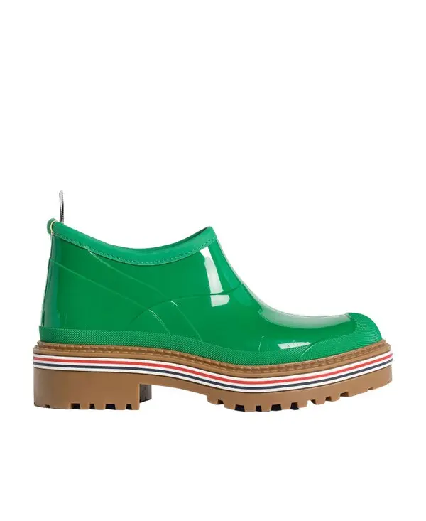 Thom Browne Round Toe Slip-on Boots - Green