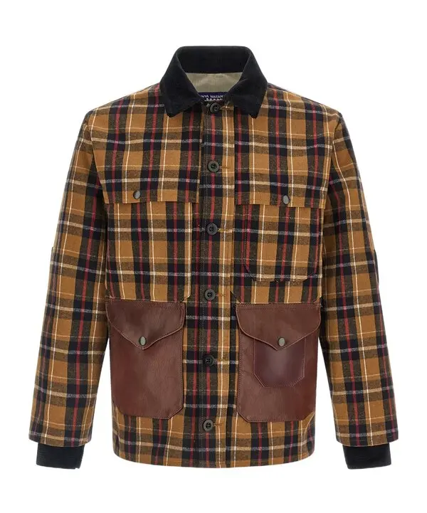 Junya Watanabe X Filson Checked Patchwork Jacket - Black