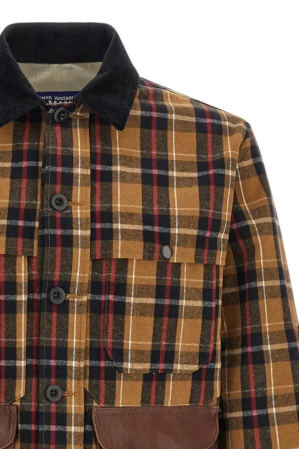 Junya Watanabe X Filson Checked Patchwork Jacket - Black
