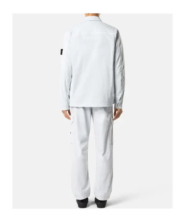 Stone Island Chest-pocket Overshirt - Sky-blue