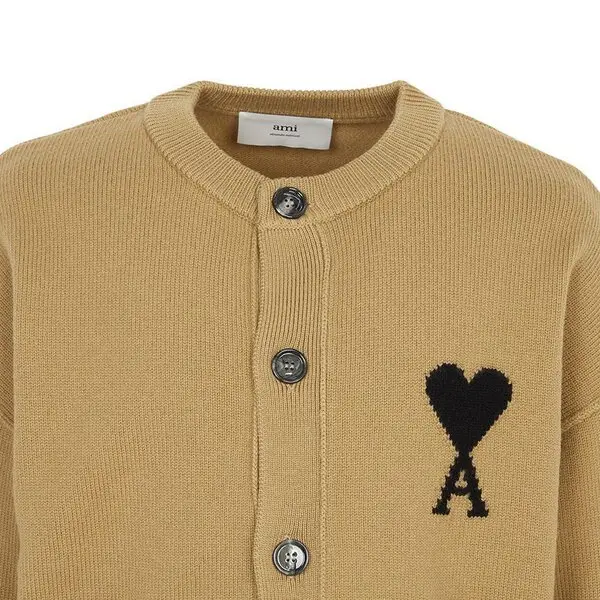 AMI Paris De Coeur Buttoned Cardigan