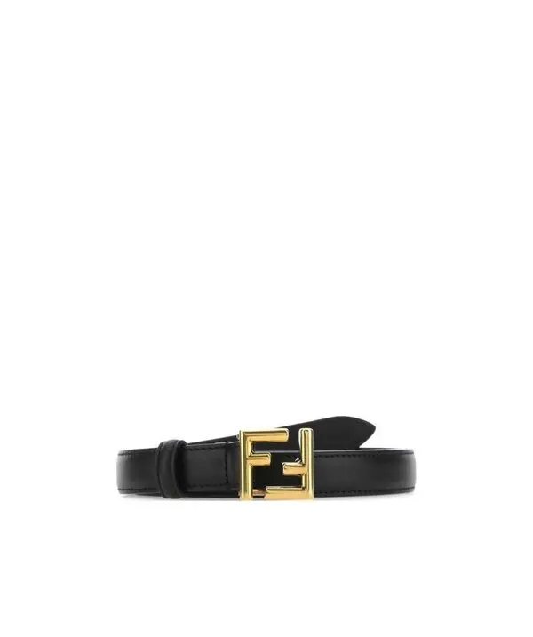 Fendi Ff Buckle Belt - Black