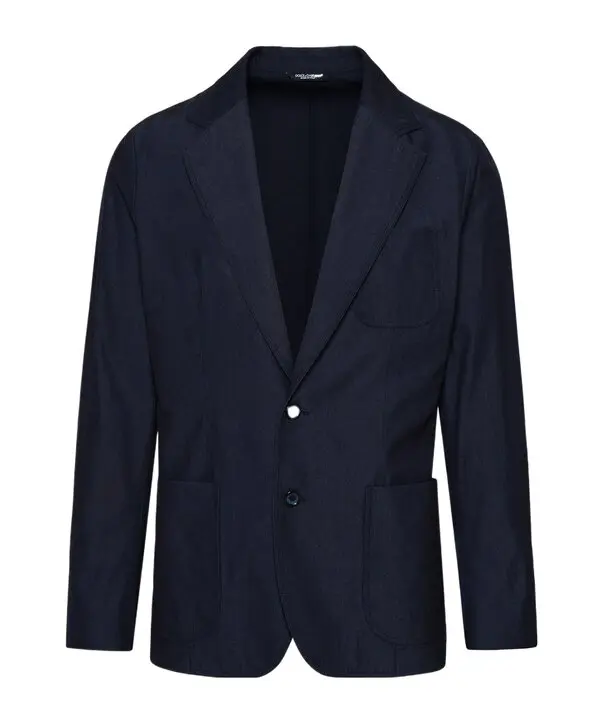 Dolce & Gabbana Dolce Gabbana Single-breasted Tailored Blazer - Black