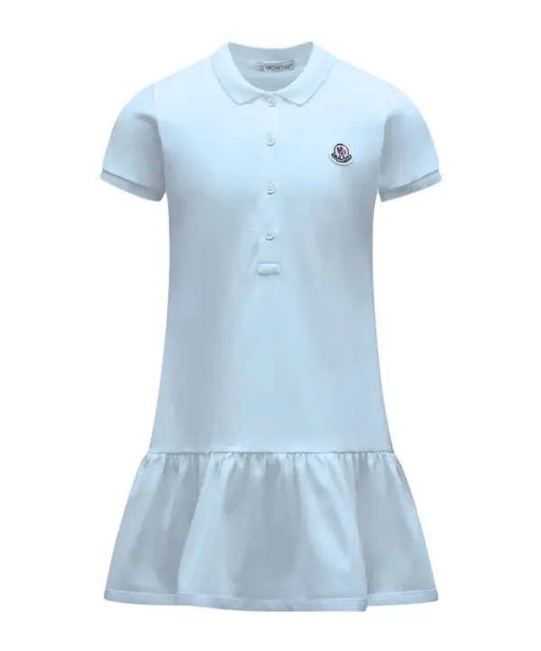 Moncler Logo Patch Short Sleeve Dress