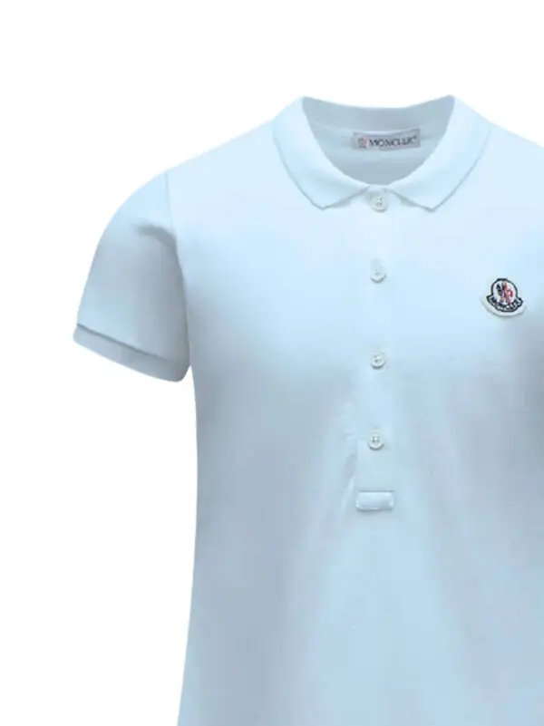 Moncler Logo Patch Short Sleeve Dress