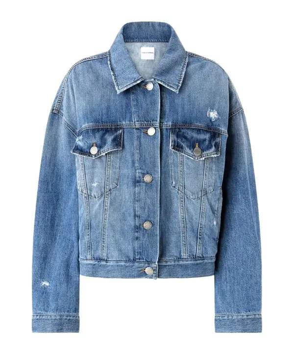 Pinko Classic Collar Denim Jacket