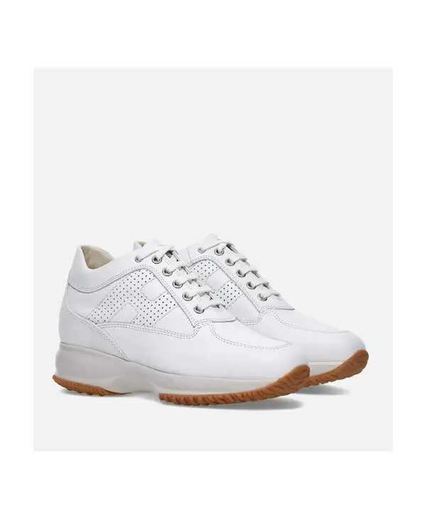Hogan Interactive Lace-up Sneakers - White