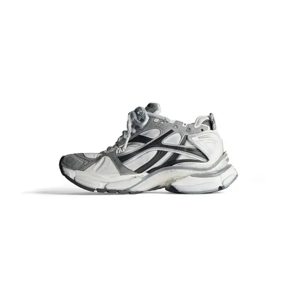 Balenciaga Runner Lace-up Sneakers - Gray/white/black