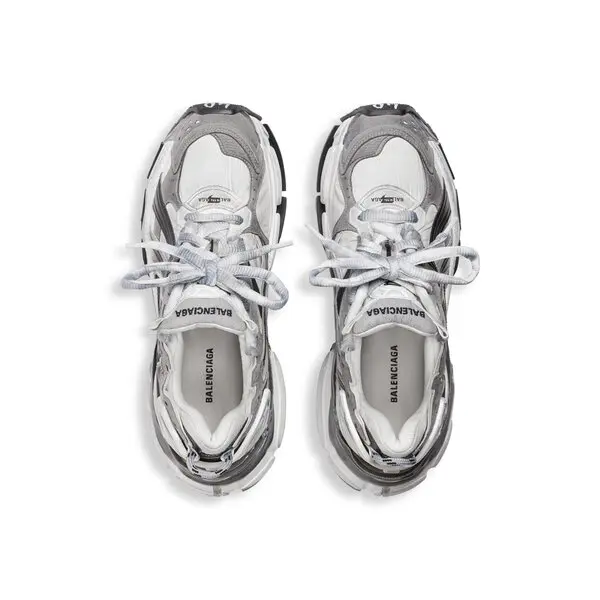 Balenciaga Runner Lace-up Sneakers - Gray/white/black