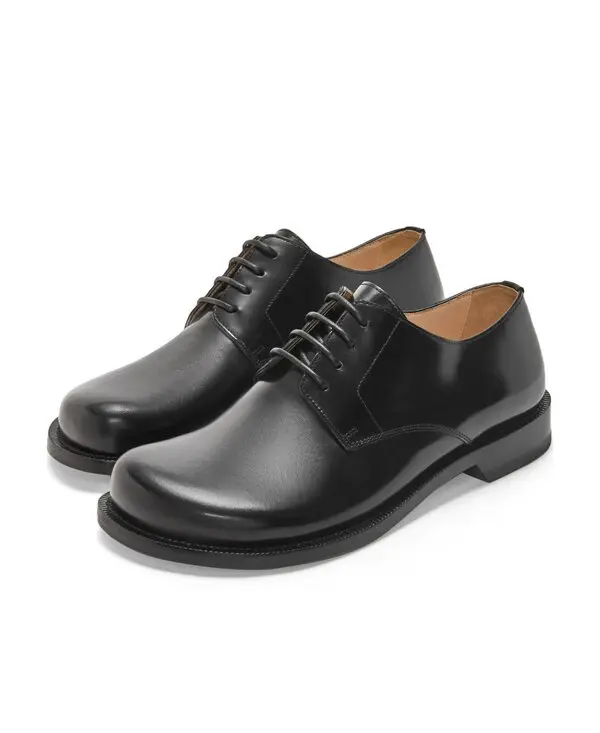 Loewe Lace-up Derby Shoes With Exaggerated Round Toes