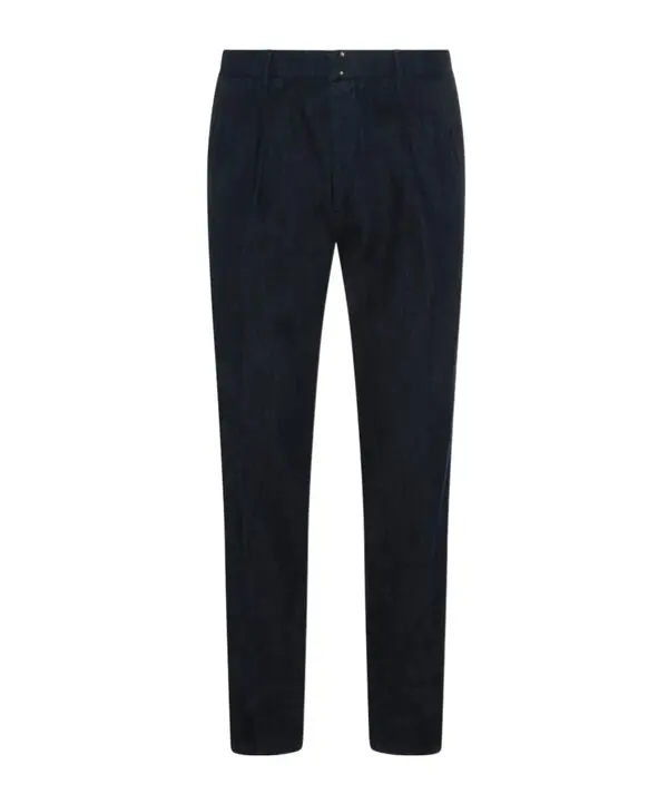 Incotex Pleated Slim Jeans - Blue