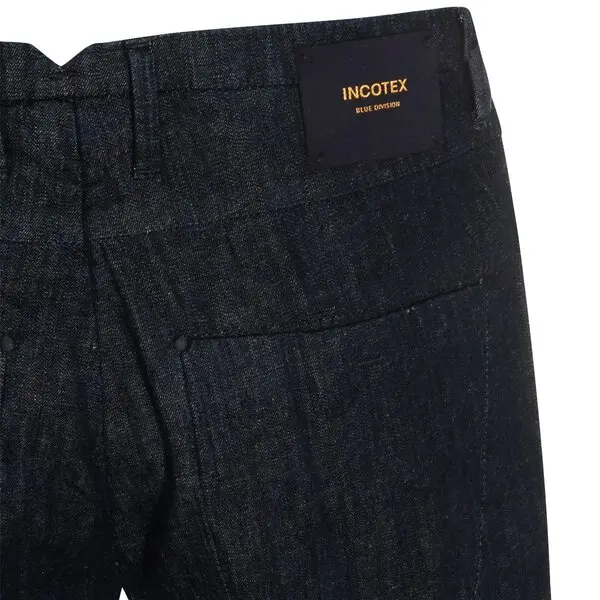 Incotex Pleated Slim Jeans - Blue