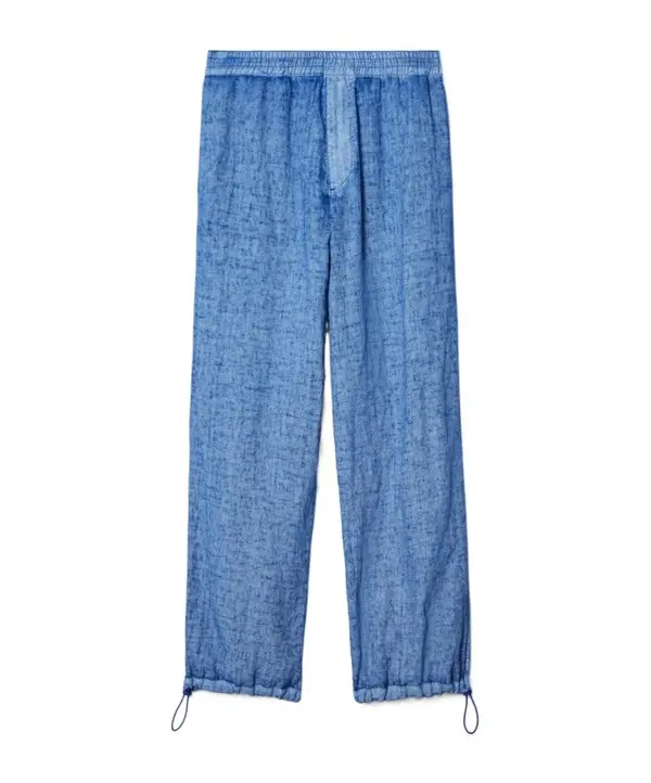Burberry Ekd Motif Straight-leg Trousers