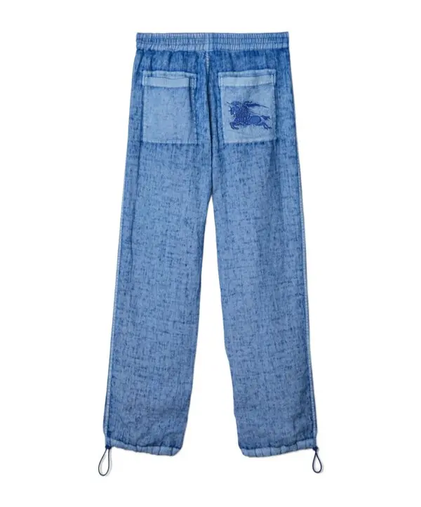 Burberry Ekd Motif Straight-leg Trousers