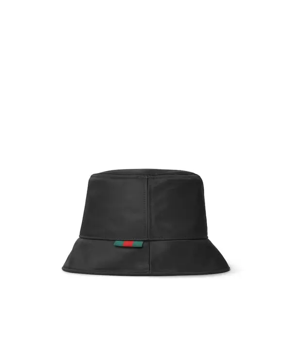 Gucci Logo Embroidered Bucket Hat