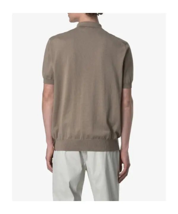 K-WAY Pleyne Knitted Polo Shirt - Green