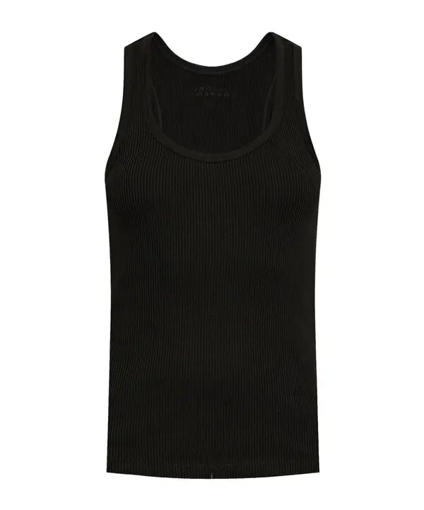 Isabel Marant Étoile Thea Ribbed Tank Top - Black