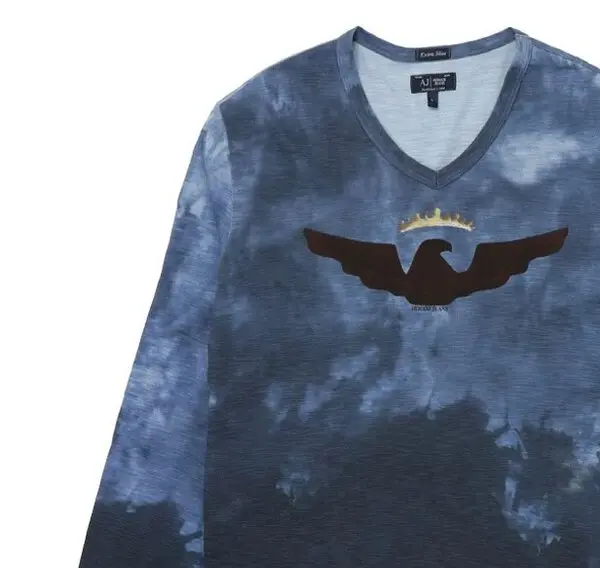 Emporio Armani T-shirt With Round Neck And Long Sleeves