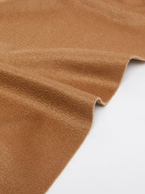 Max Mara Wsdalia Fringed Edge Scarf - Beige