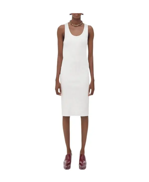 Bottega Veneta Sleeveless Scoop-neck Ribbed Dress