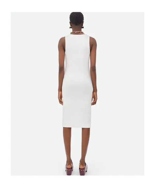 Bottega Veneta Sleeveless Scoop-neck Ribbed Dress