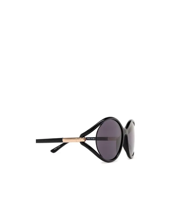 TOM FORD Round Frame Sunglasses - Black