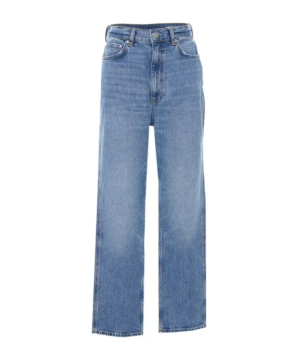 ANINE BING Jane High-waisted Jeans - Blue