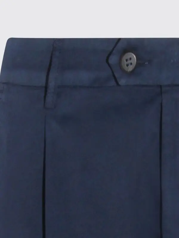 Eleventy Pleated Regular-fit Trousers - Blue