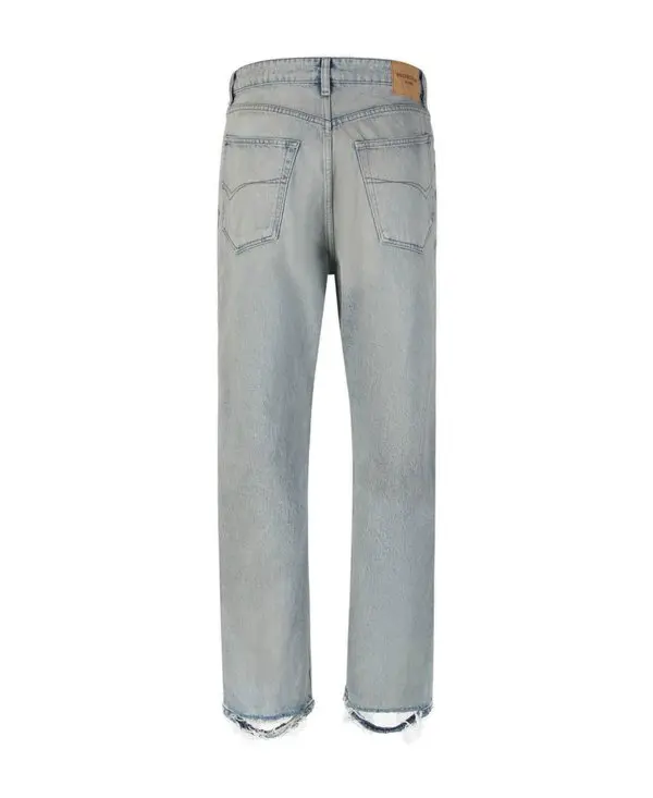 Balenciaga Distressed Straight-leg Jeans