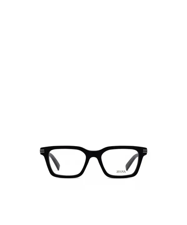 Zegna Square Frame Eyeglasses - Black