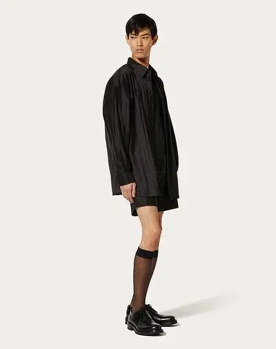 Valentino Garavani Pleated Concealed Fastened Shirt