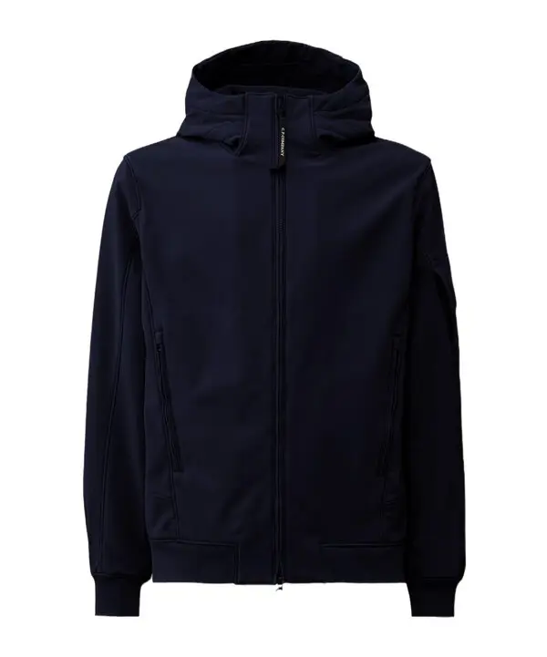 C.P. COMPANY Hooded Jacket With Zip-up Closure And Lens Pocket - Black