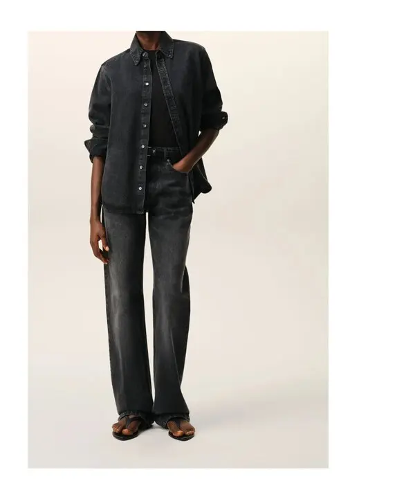 Ami De Coeur Denim Shirt - Grey