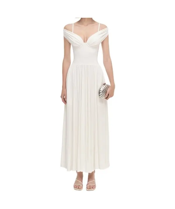 Simkhai Off-the-shoulder Strapless Gown - Ivory