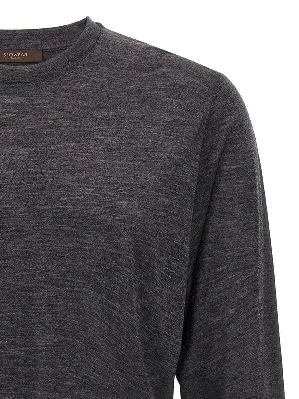 ZANONE Virgin Wool Long-sleeve T-shirt