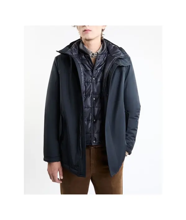 FAY Hooded Padded Jacket - Black