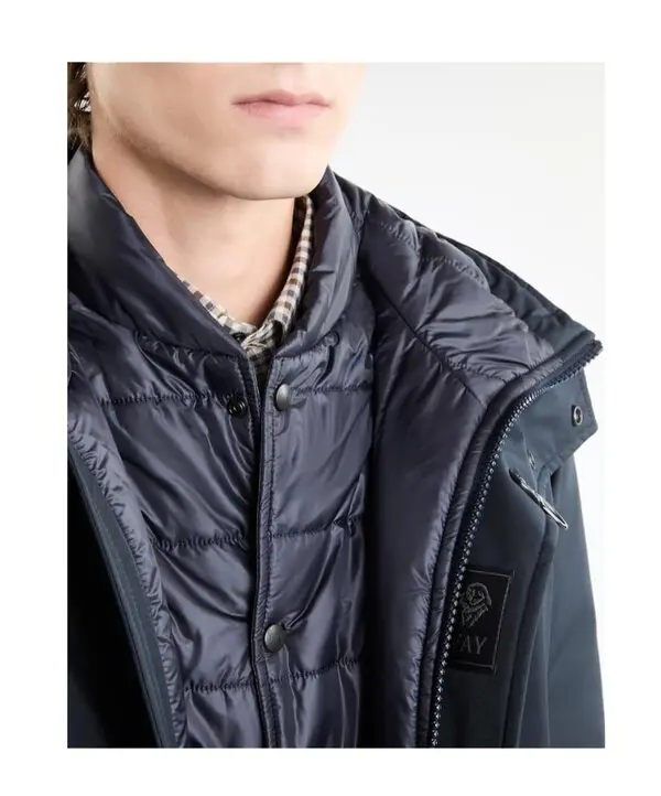 FAY Hooded Padded Jacket - Black