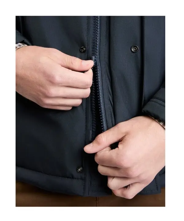 FAY Hooded Padded Jacket - Black