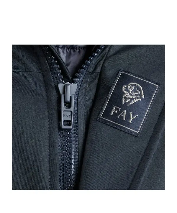 FAY Hooded Padded Jacket - Black