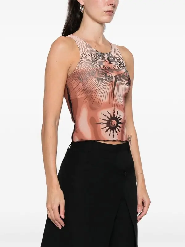 JEAN PAUL GAULTIER Printed Vest - No