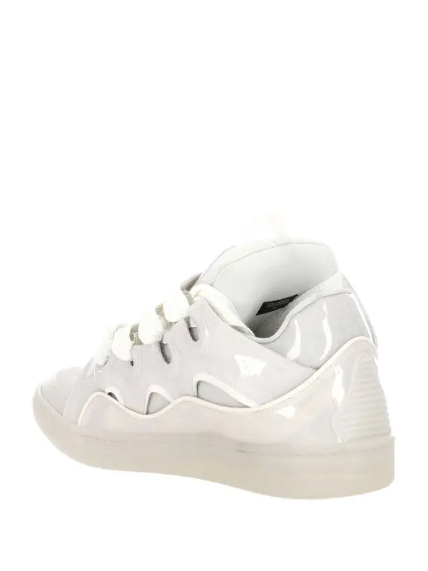 LANVIN Curb Lace-up Sneakers - White