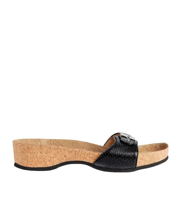 Balenciaga X Scholl Perforated Lambskin Sandals